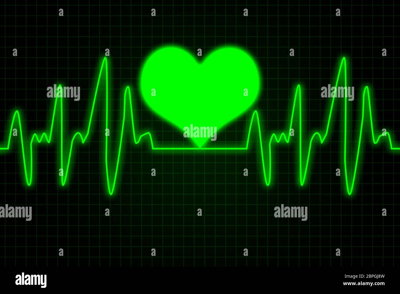 Heartbeat monitor vector illustration hi-res stock photography and ...