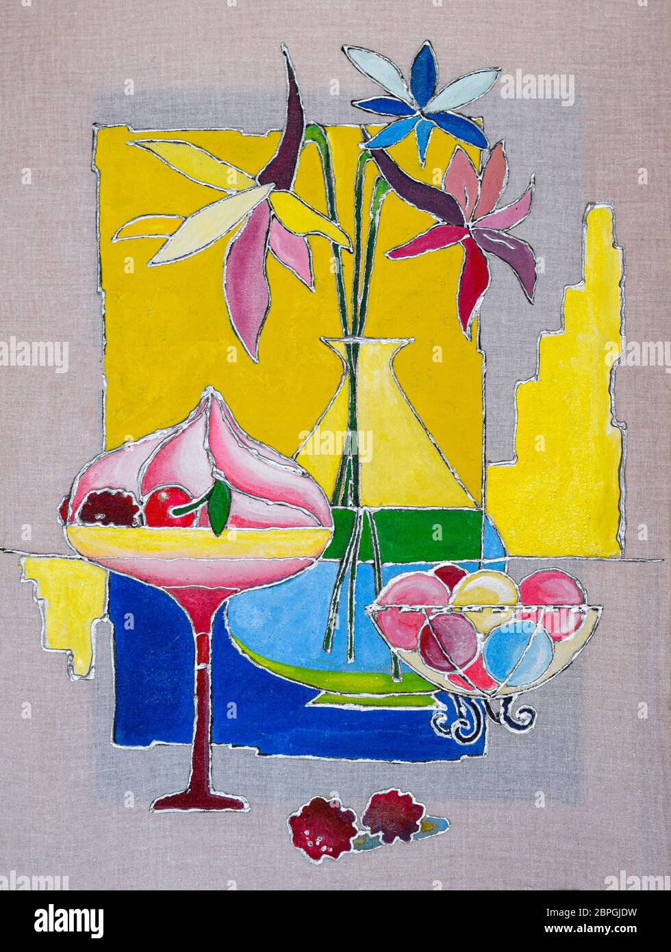 Ice cream draw illustration hi-res stock photography and images - Alamy