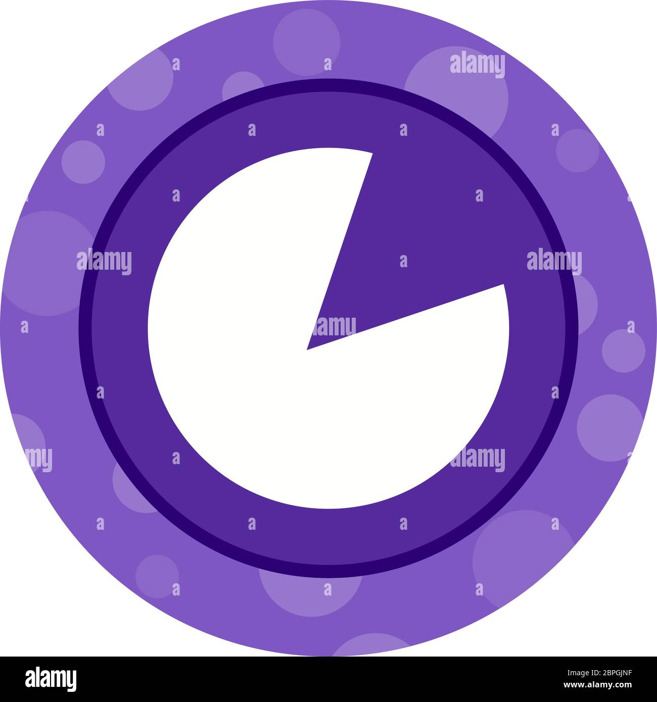 Beautiful Pie Chart Glyph Vector Icon Stock Vector Image & Art - Alamy