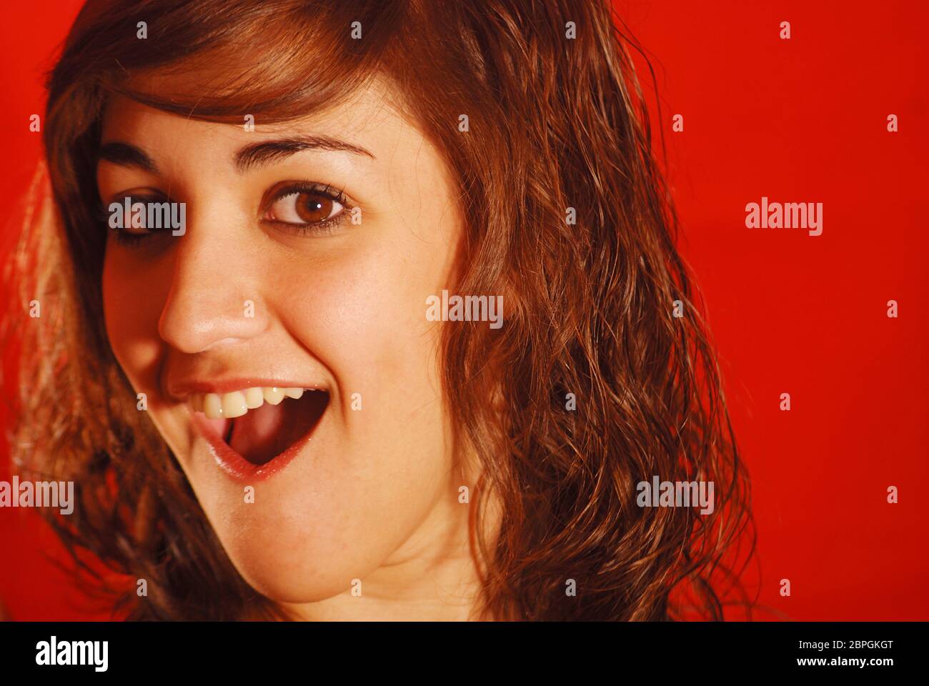 Asombro boca abierta hi-res stock photography and images - Alamy