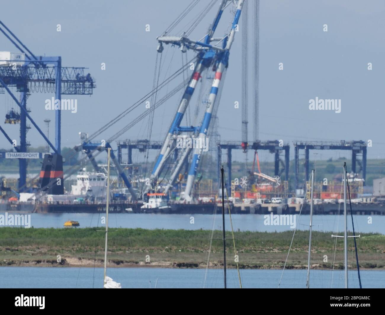 Rushenden, Kent, UK. 19th May, 2020. Matador 3 - the largest floating ...
