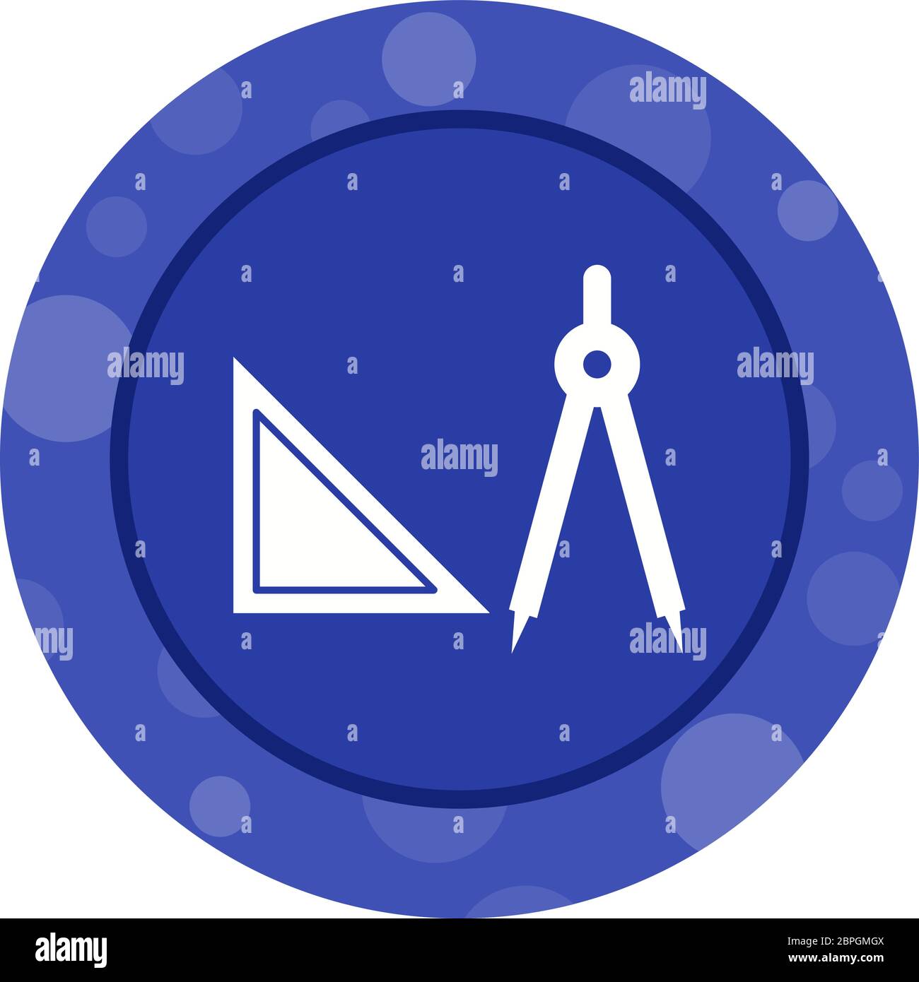 Beautiful Geometry Tools Glyph Vector Icon Stock Vector Image & Art - Alamy