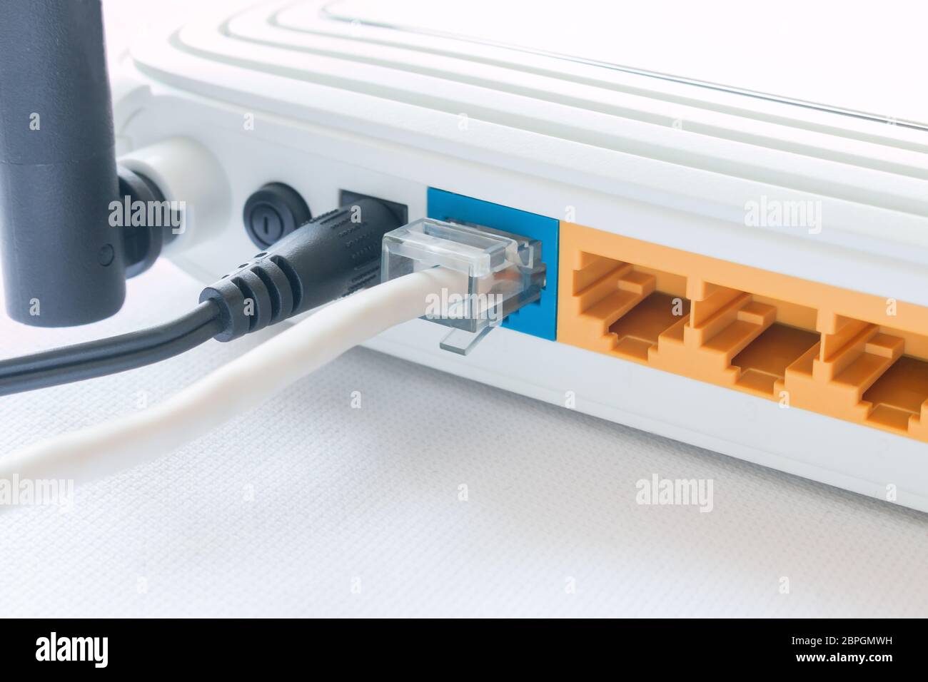 router close-up on a white background Stock Photo - Alamy