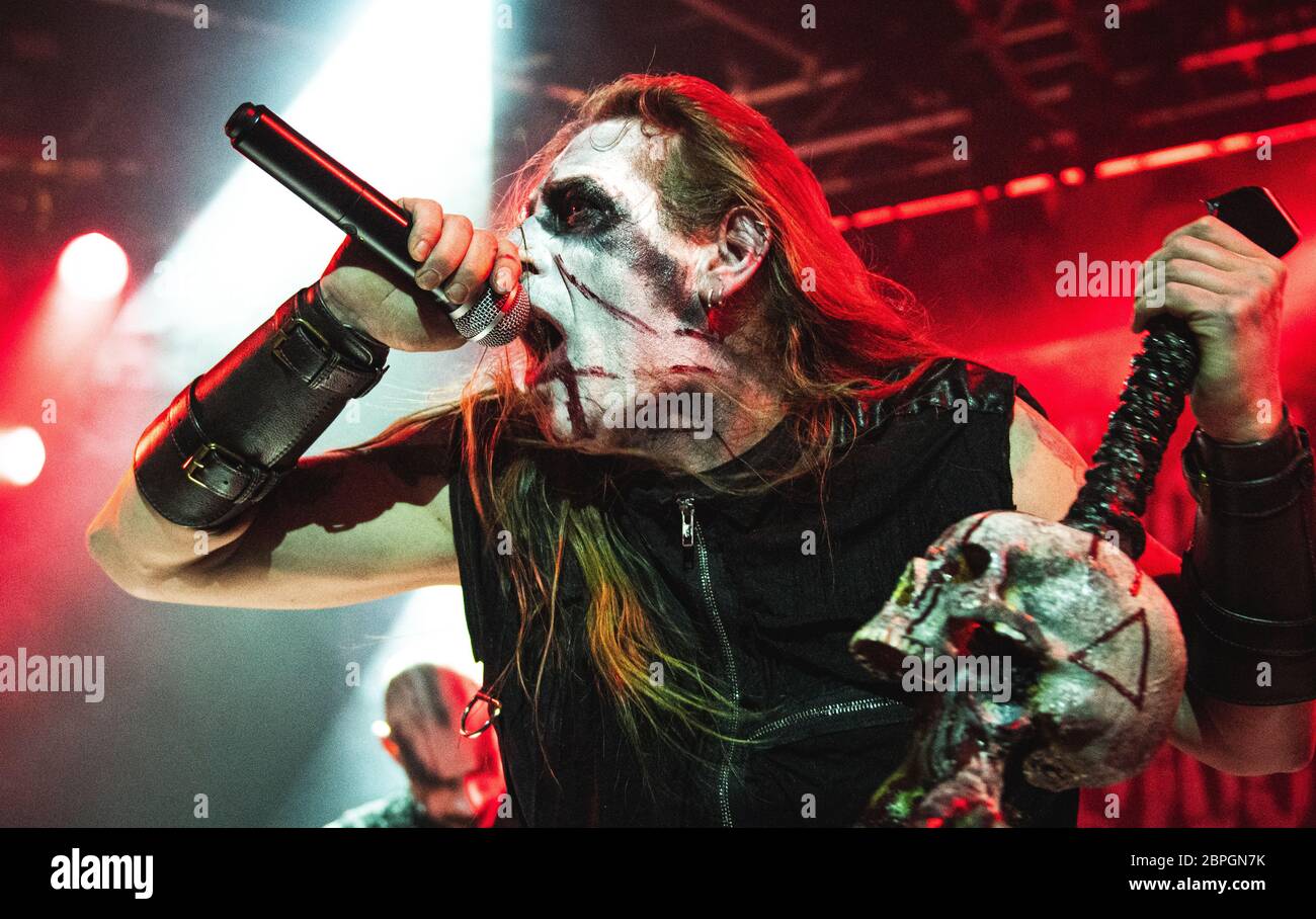 Aarhus, Denmark. 10th, December 2018. The Dutch death metal band ...