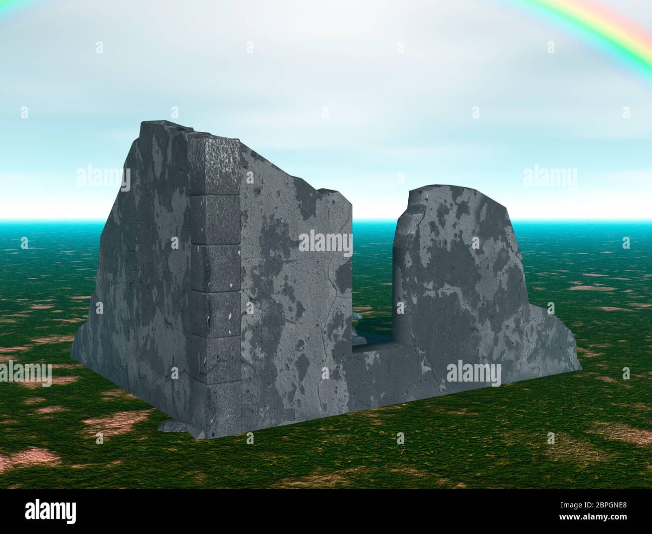 Old ruined ruin as a sign of destruction Stock Photo - Alamy