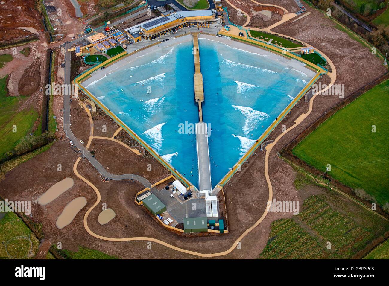 Aerial View of The Wave Stock Photo - Alamy