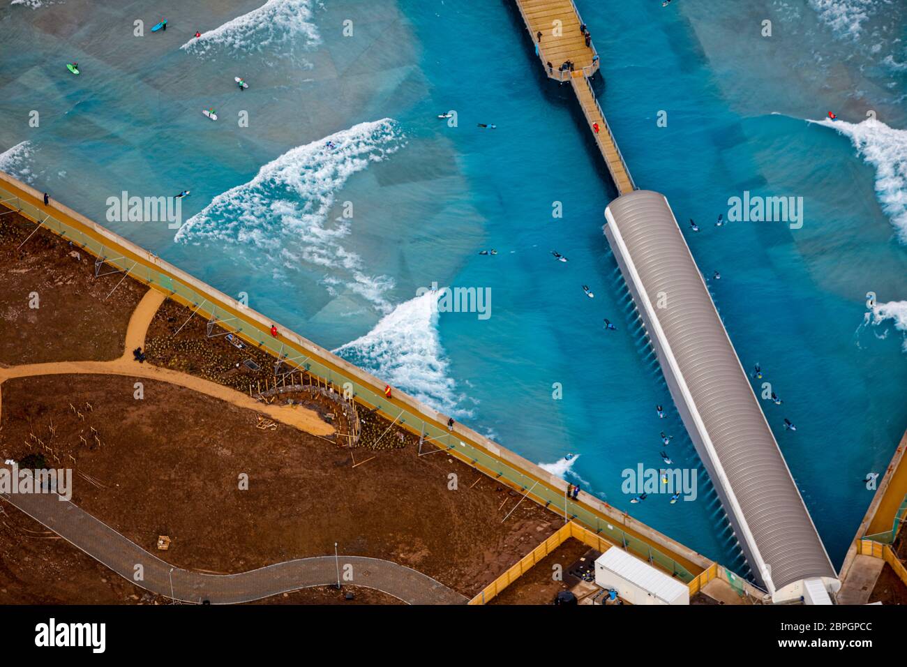 Aerial View of The Wave Stock Photo - Alamy