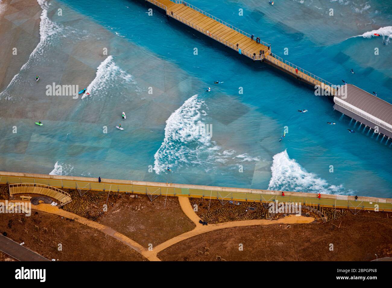 Aerial View of The Wave Stock Photo - Alamy