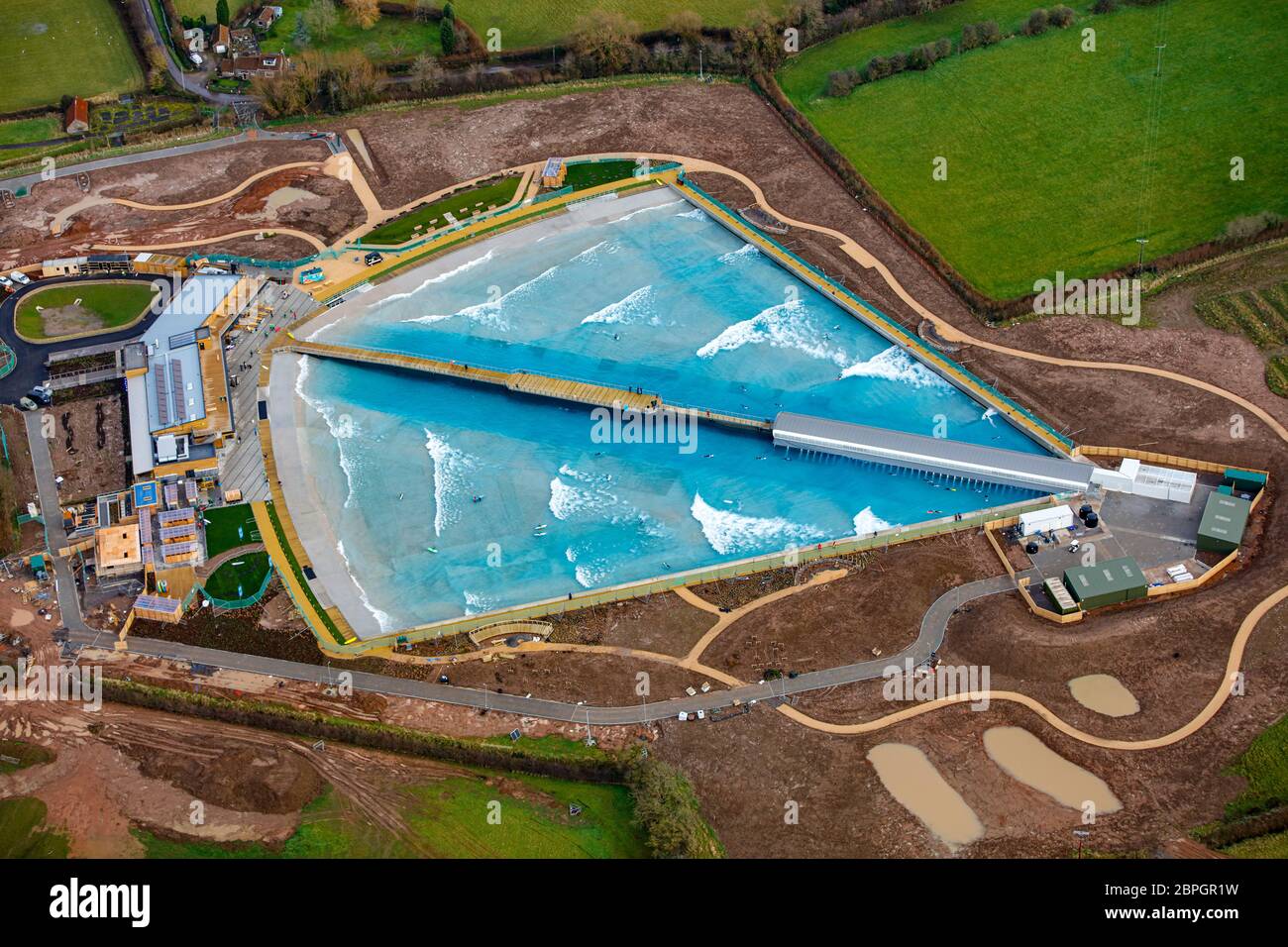 Aerial View of The Wave Stock Photo - Alamy