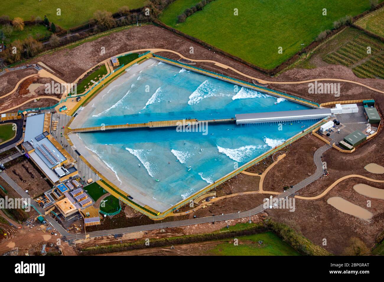 Aerial View of The Wave Stock Photo - Alamy
