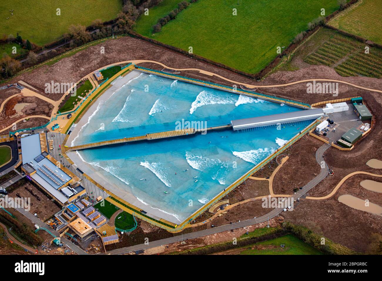 Aerial View of The Wave Stock Photo - Alamy