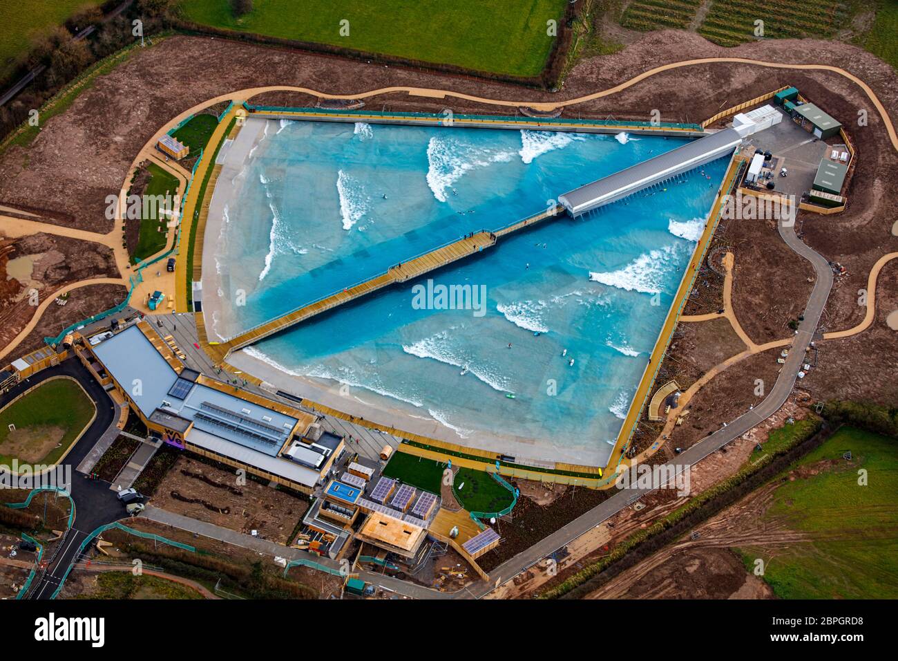 Aerial View of The Wave Stock Photo - Alamy