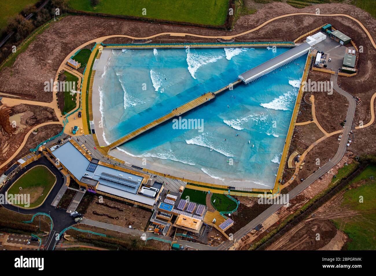 Aerial View of The Wave Stock Photo - Alamy