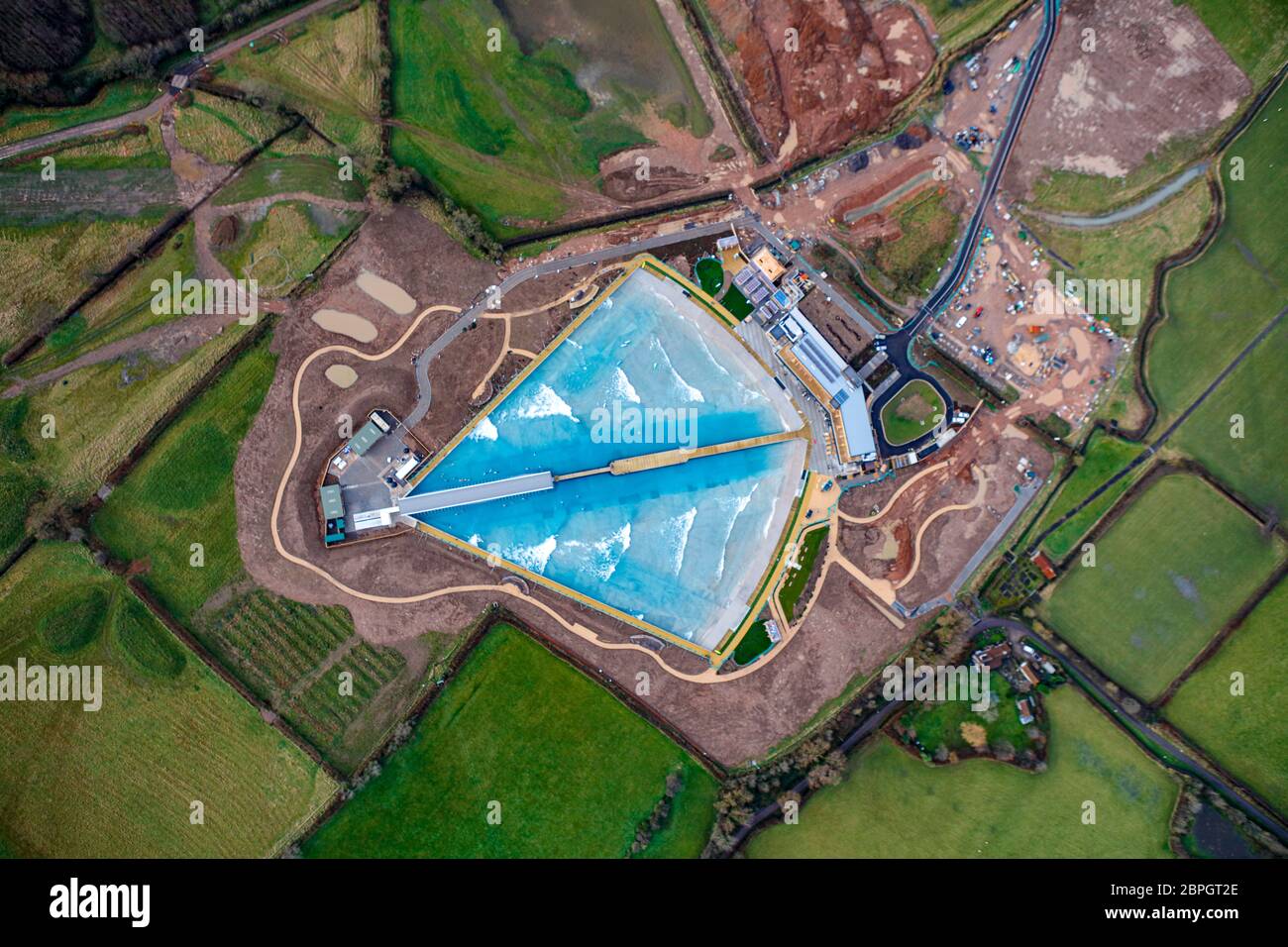 Aerial View of The Wave Stock Photo - Alamy