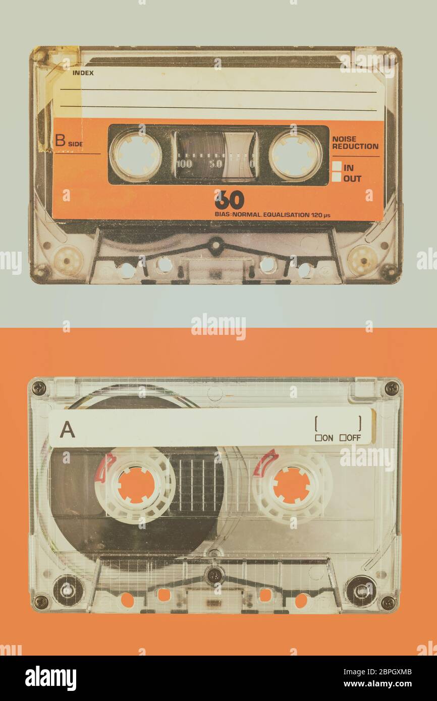 Old audio cassettes hi-res stock photography and images - Alamy