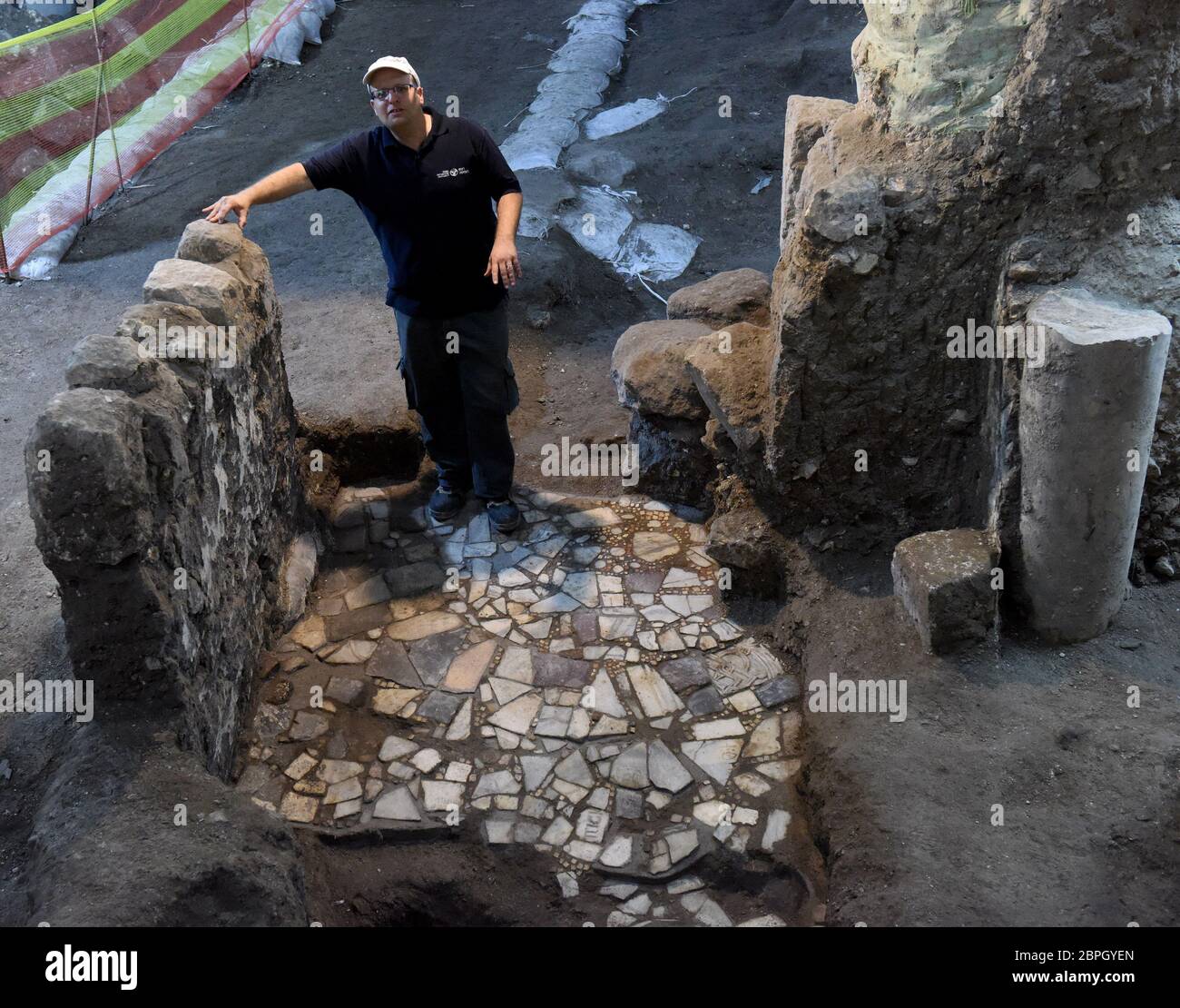 Jerusalem, Israel. 19th May, 2020. Israeli archaeologist Dr. Barak ...