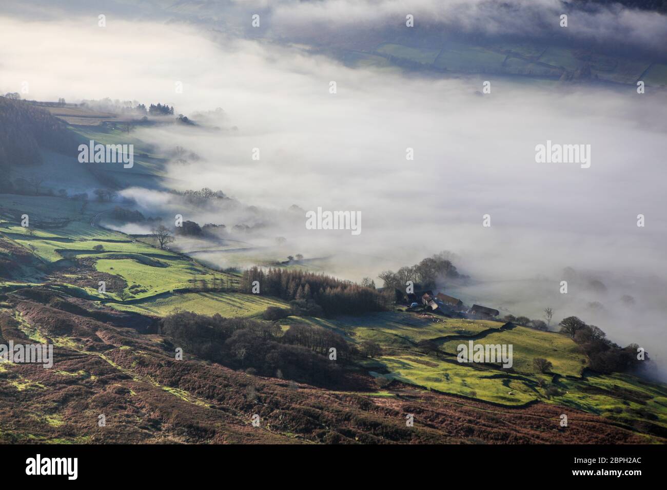 Aerial View of The Yorkshire Moors Stock Photo - Alamy