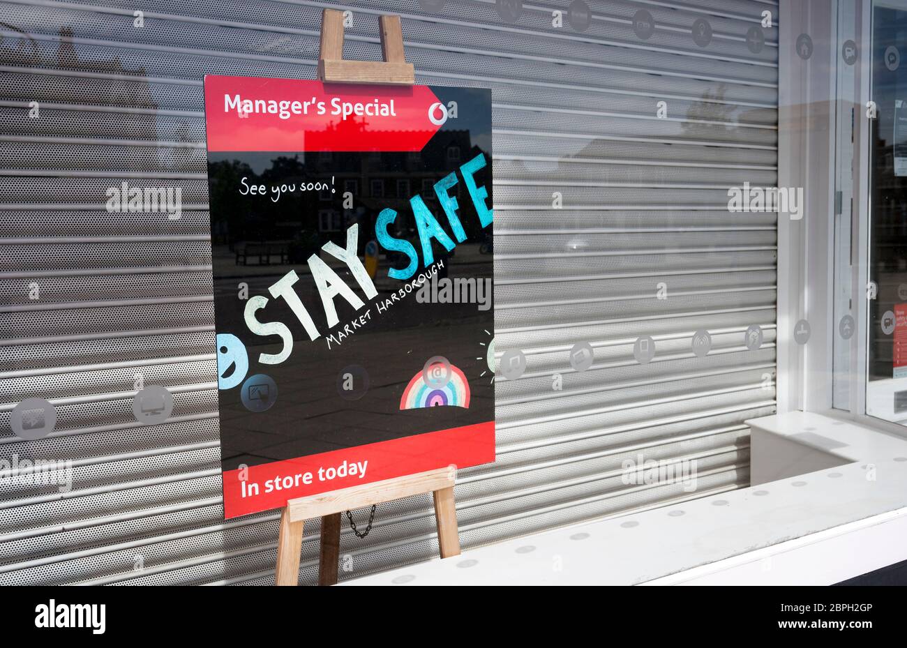 Shop safe notices hi-res stock photography and images - Alamy