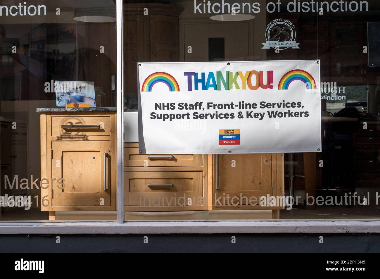 Thank you nhs sign signs hi-res stock photography and images - Alamy