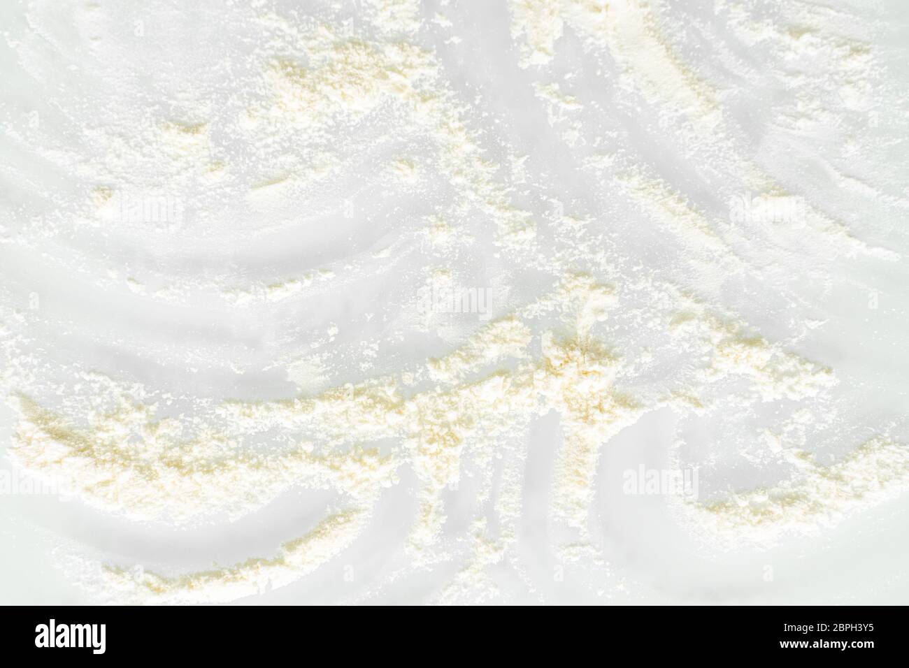 flour scattered on the table, culinary background Stock Photo - Alamy