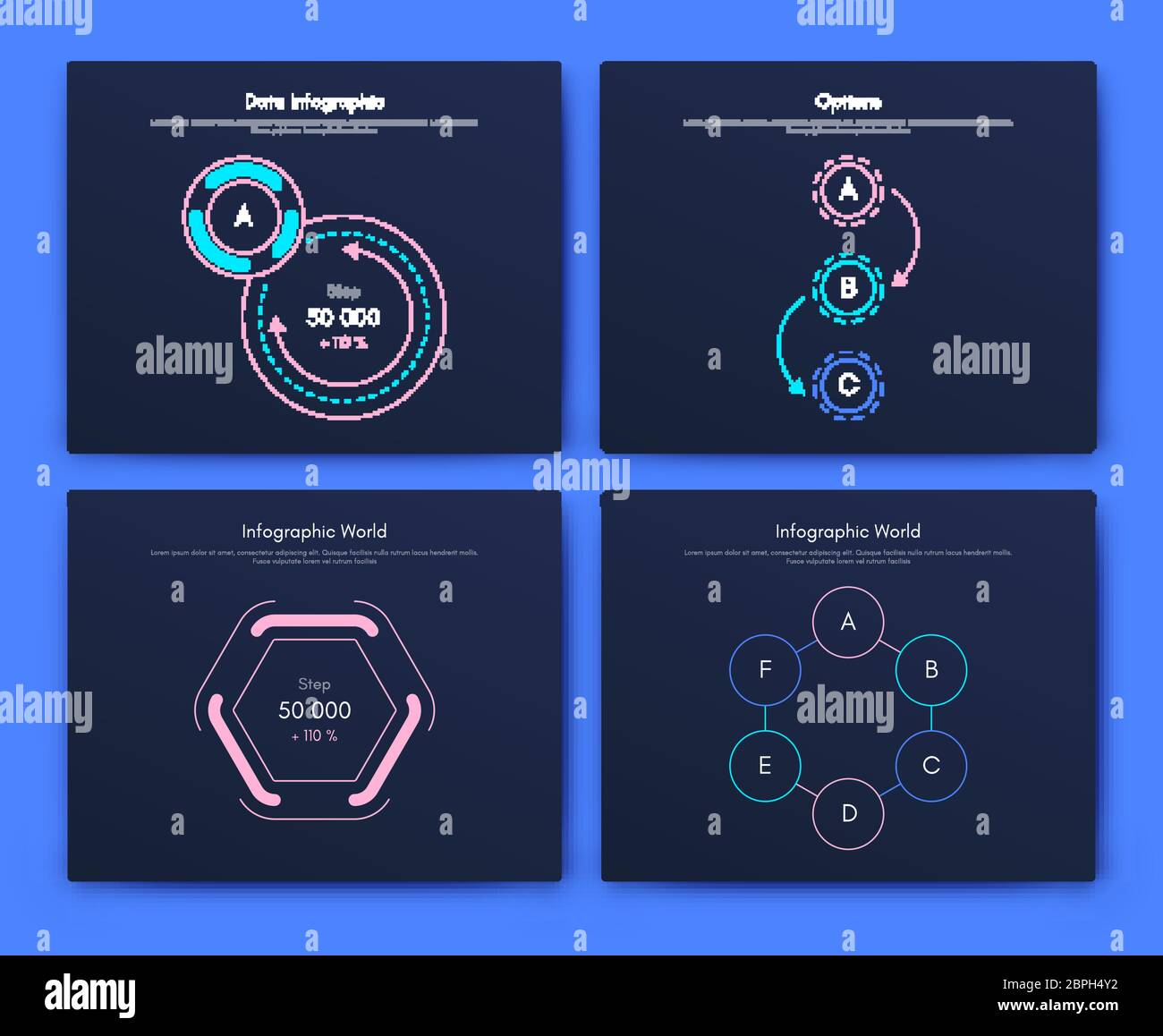 Big set of infographics elements. EPS10. Infographic for brochure, web ...