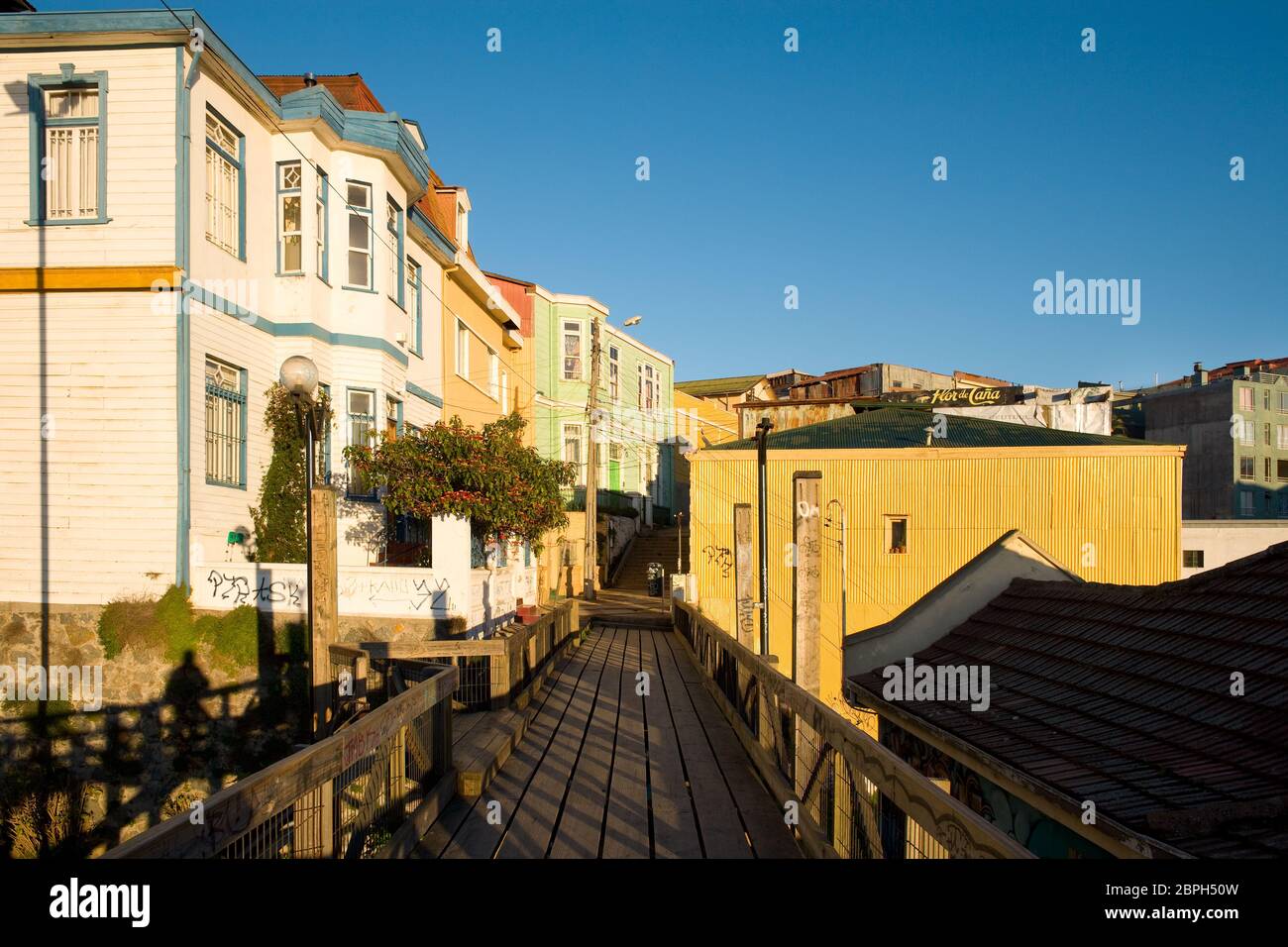 Valparaiso, Valparaiso Region, Chile, South America - Typical houses on ...