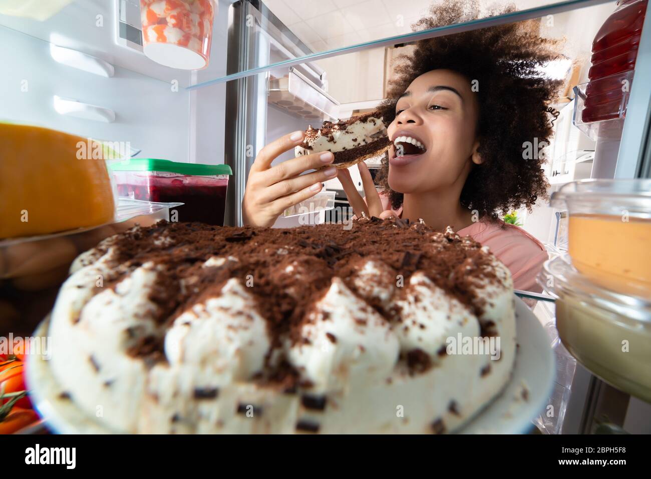 African american women eating cake hi-res stock photography and images ...
