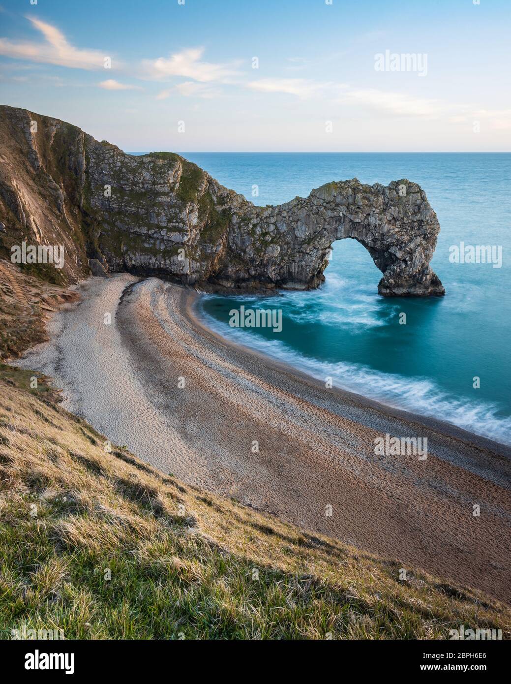 Durdle Door rocks on beach coast in Dorset, England Stock Photo - Alamy
