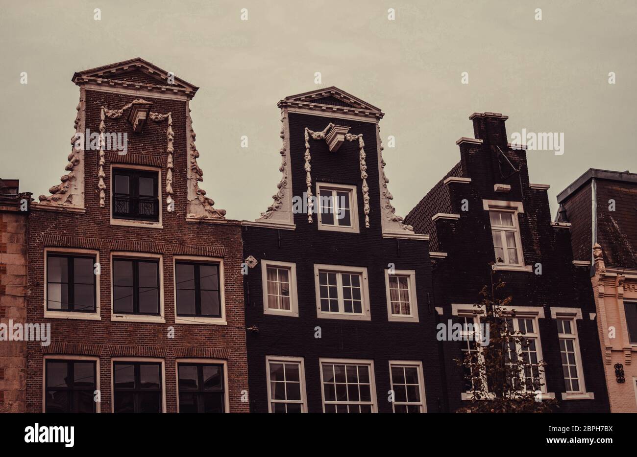 Typical medieval stone Belgium houses, construction and architecture ...