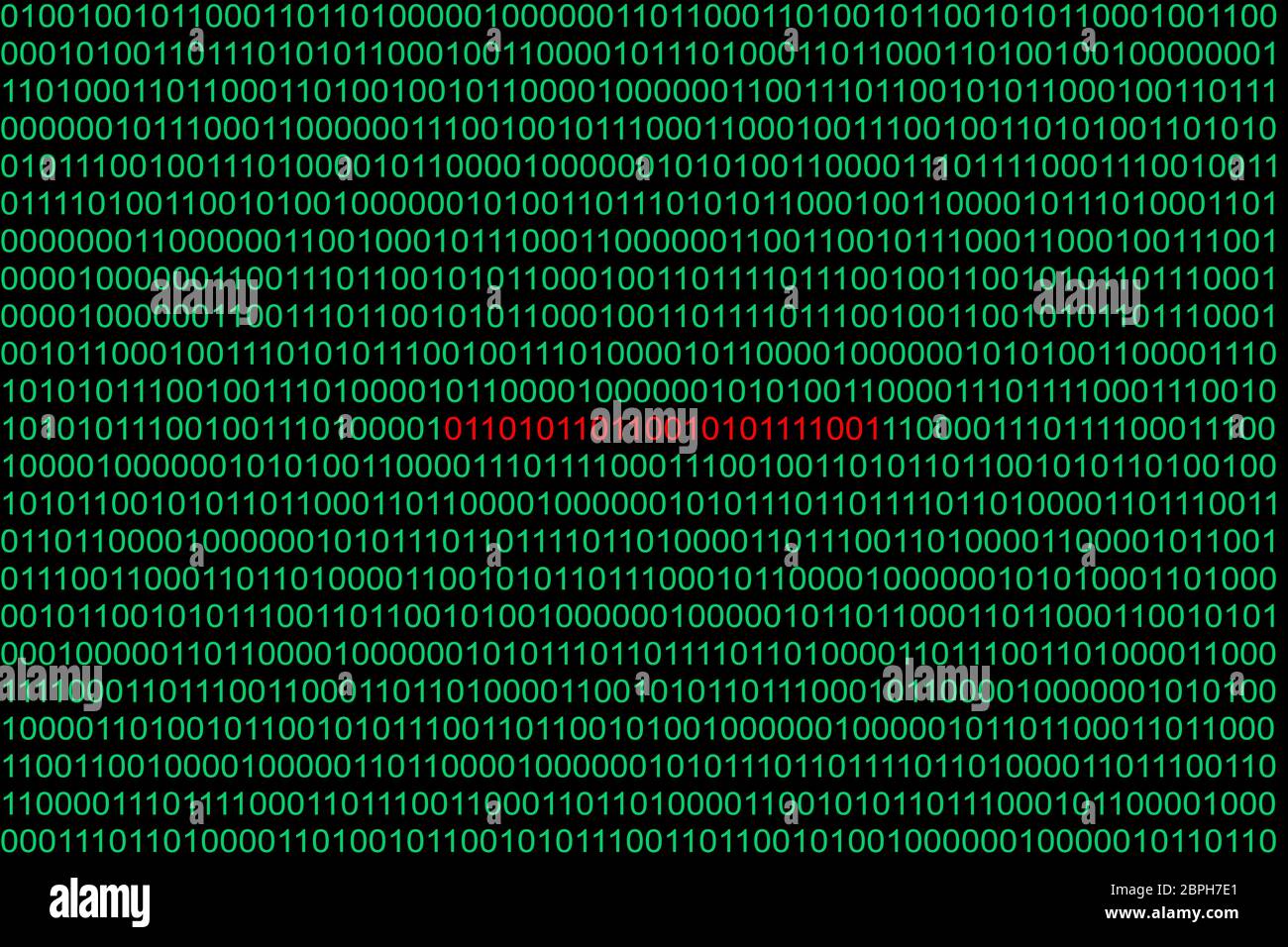 Green binary code Stock Photo - Alamy