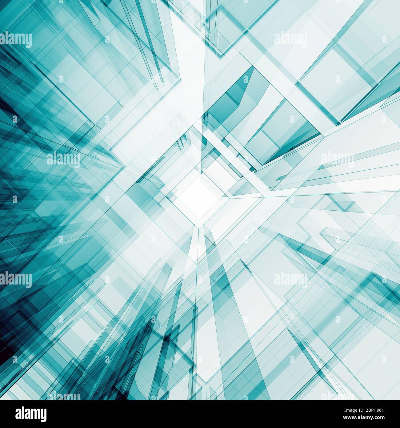 Abstract architecture. Concept view background 3D rendering Stock Photo ...