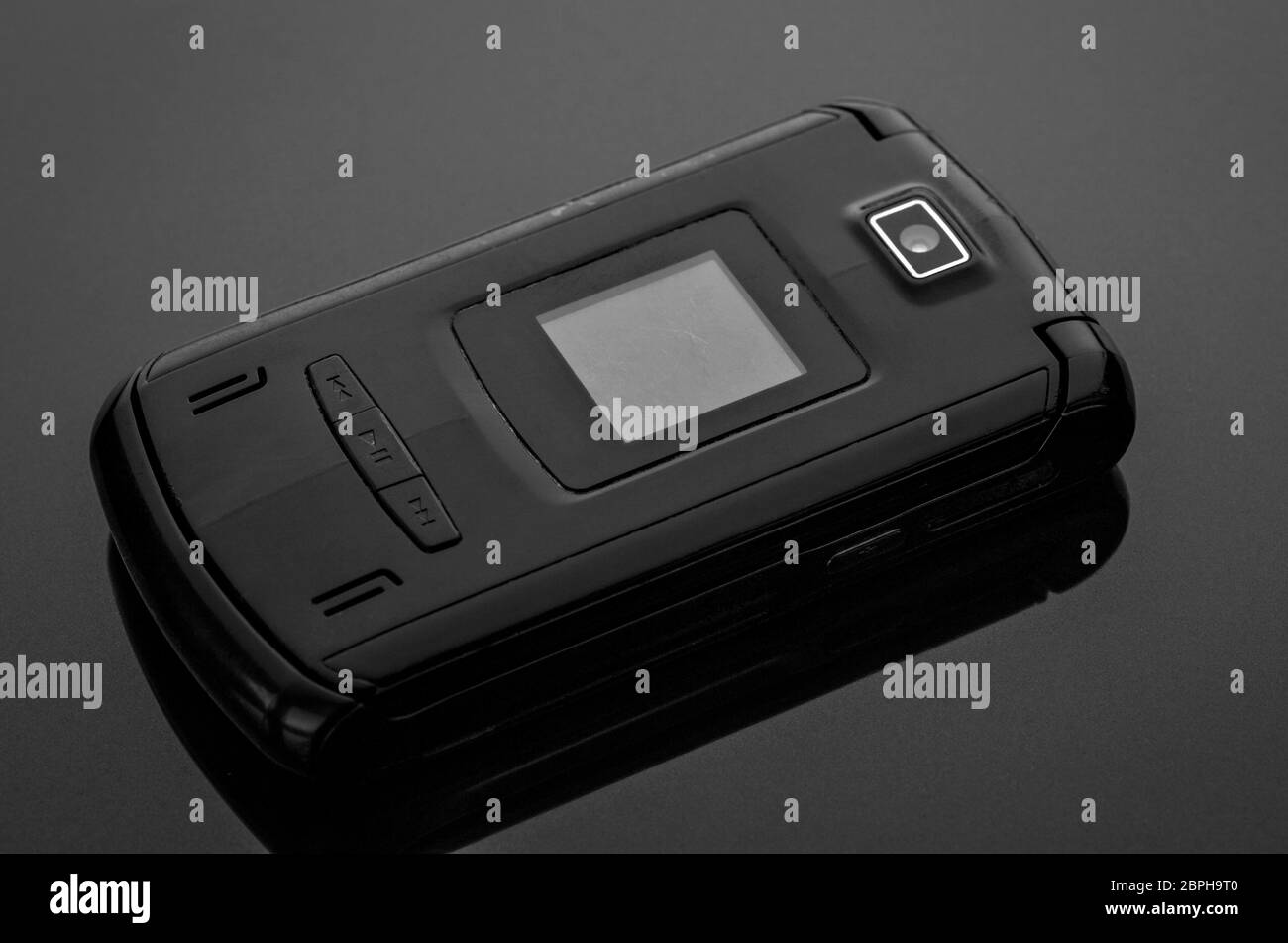Old phone screen Black and White Stock Photos & Images - Alamy