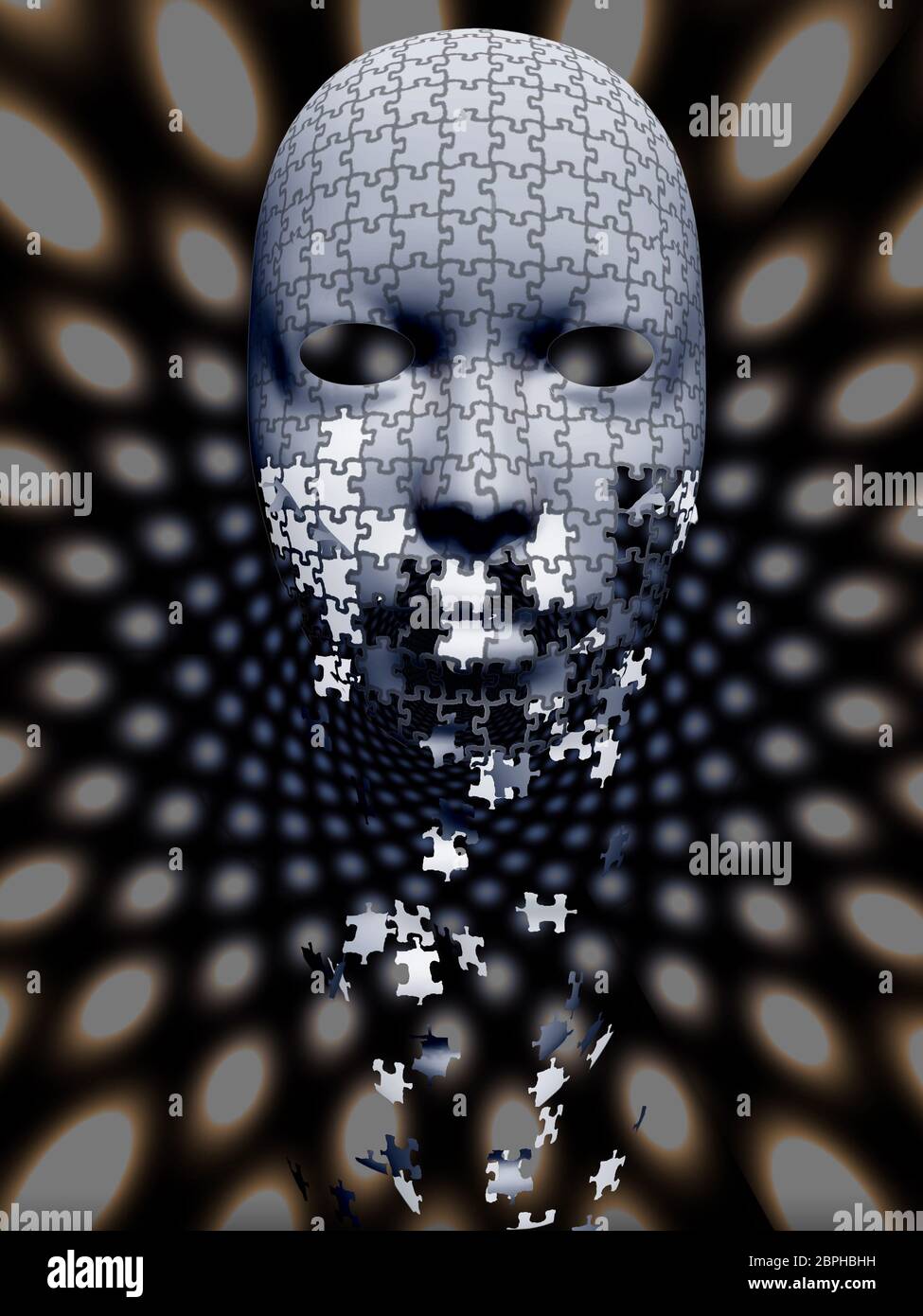 Jigsaw mask hi-res stock photography and images - Alamy