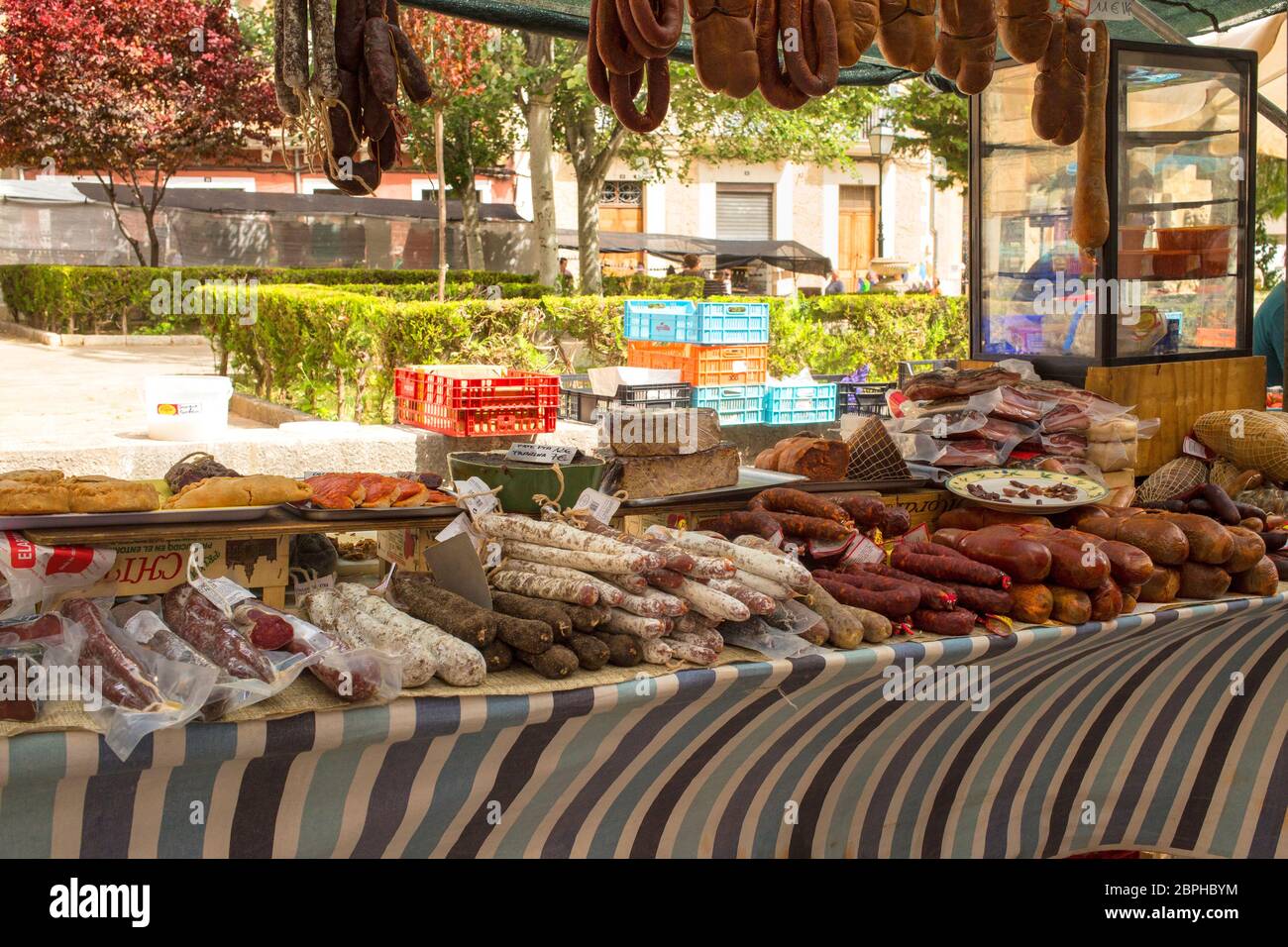 Spanish outdoor market hi-res stock photography and images - Alamy
