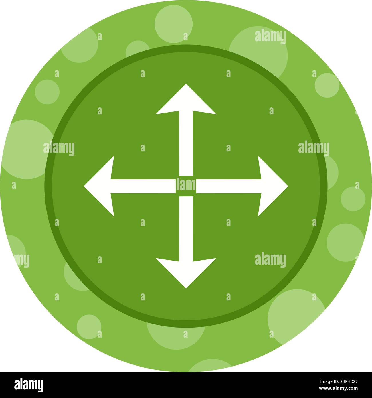 Beautiful Full screen arrow Glyph Vector Icon Stock Vector Image & Art ...