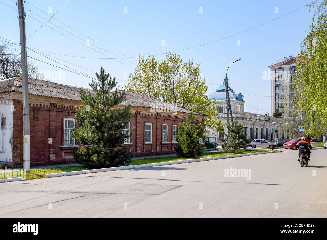 Slavyansk-on-Kuban, Russia - April 25, 2019: Ancient building of the ...