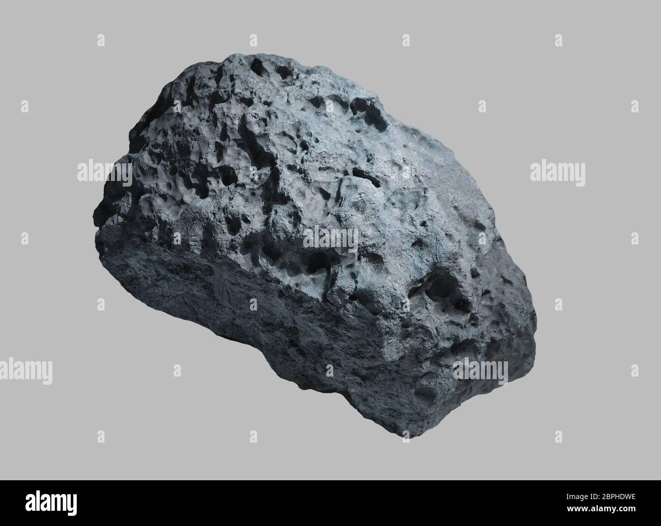 Stone asteroid from space on isolated background Stock Photo - Alamy
