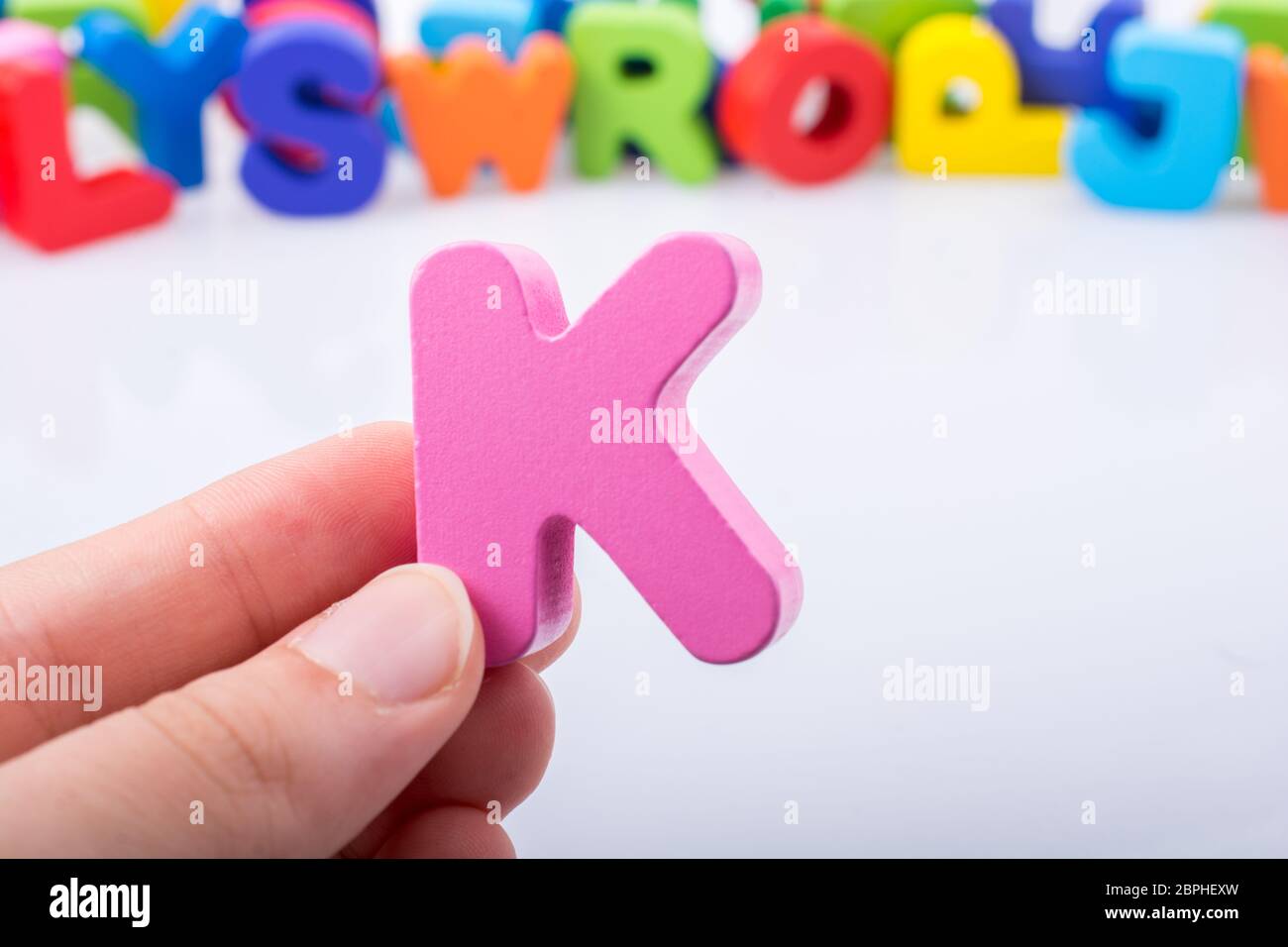 Letter cubes of Alphabet made of wood Stock Photo - Alamy