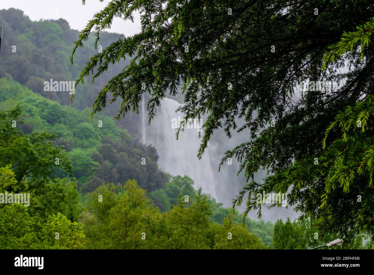 Marmore waterfalls in terni hi-res stock photography and images - Alamy