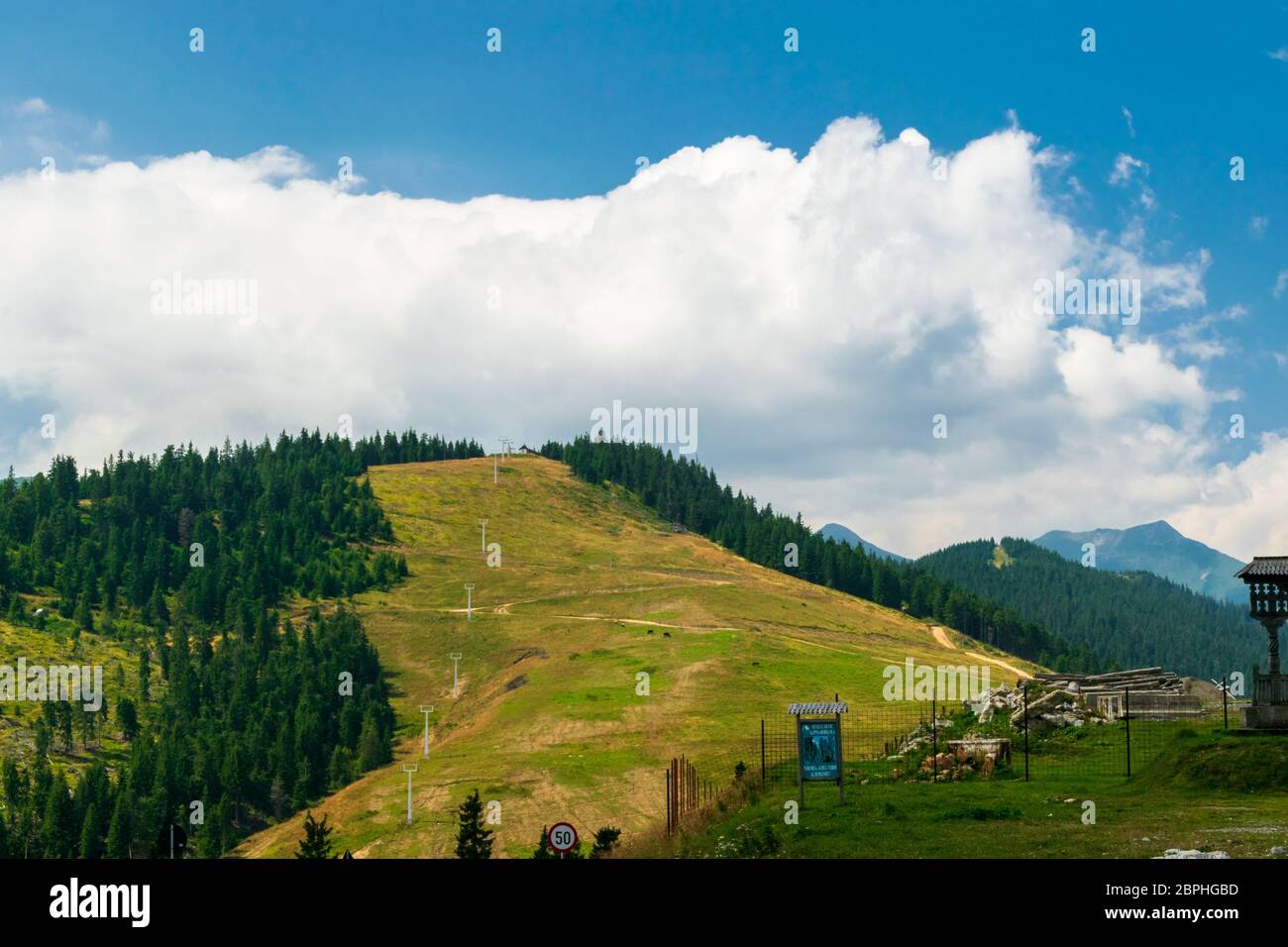 Landscape from the Prislop Pass, Maramures, Romania Stock Photo - Alamy