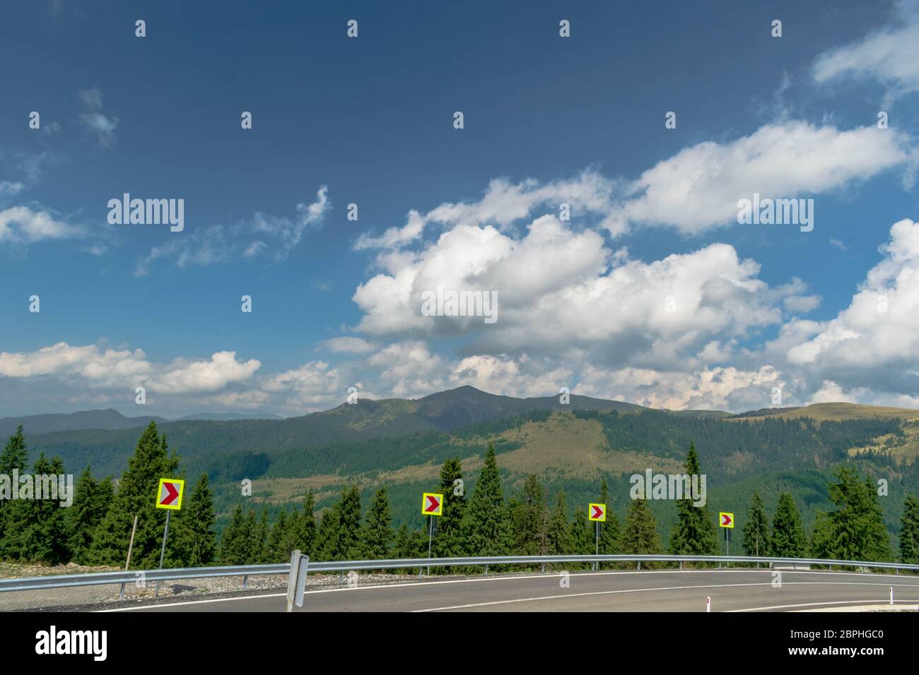 Landscape from the Prislop Pass, Maramures, Romania Stock Photo - Alamy
