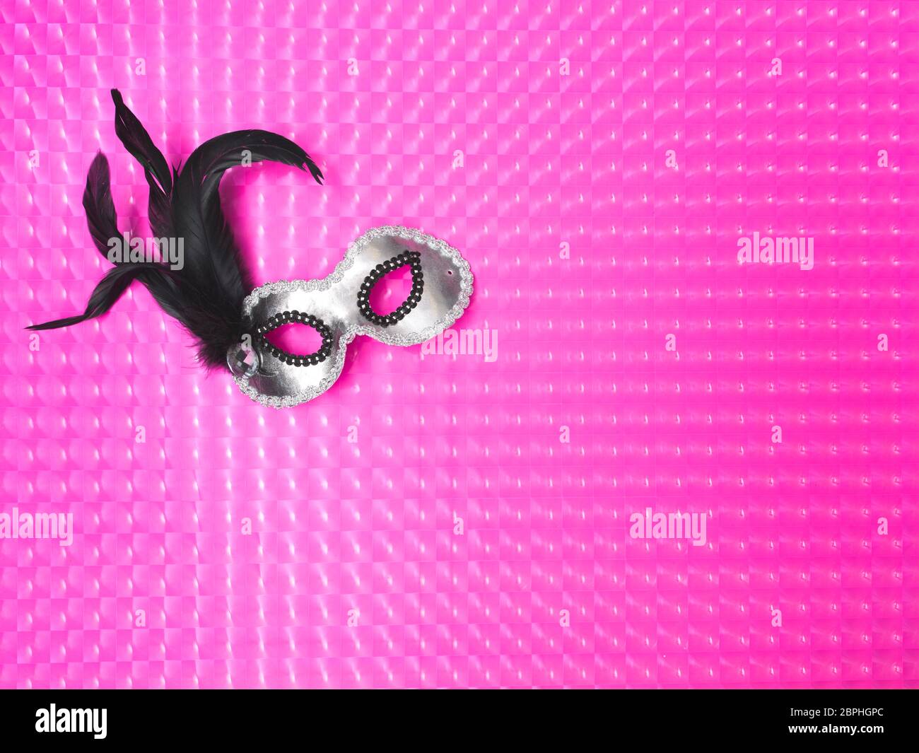 pink carnival effect background with various carnival utensils Stock ...