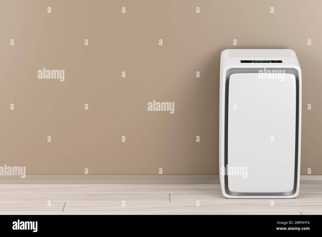 Air purifier in the living room, front view Stock Photo - Alamy
