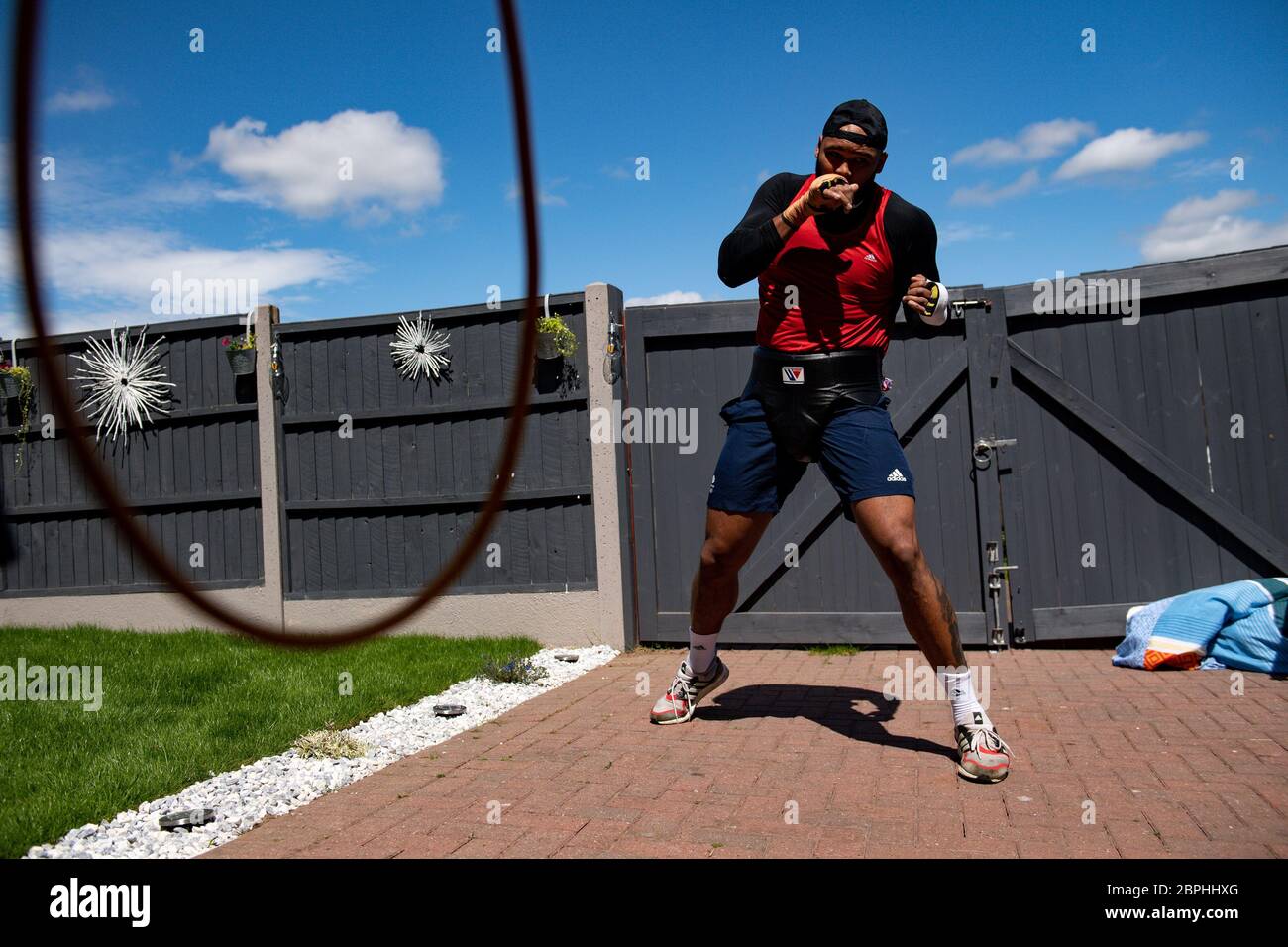 British boxer frazer clarke trains hi-res stock photography and images ...