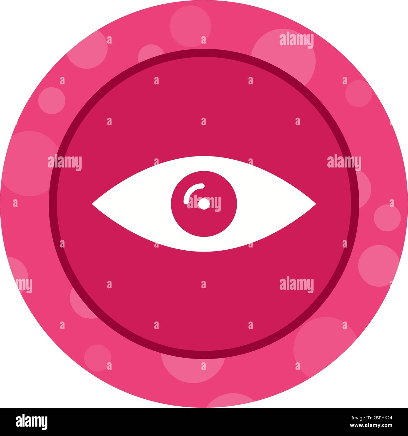 Beautiful Eye Glyph Vector Icon Stock Vector Image & Art - Alamy