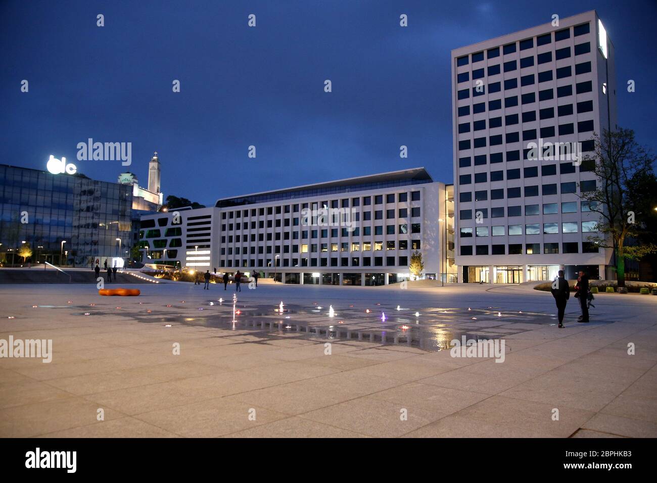 Unity Square in the center of Kaunas 14 05 2020 Stock Photo - Alamy