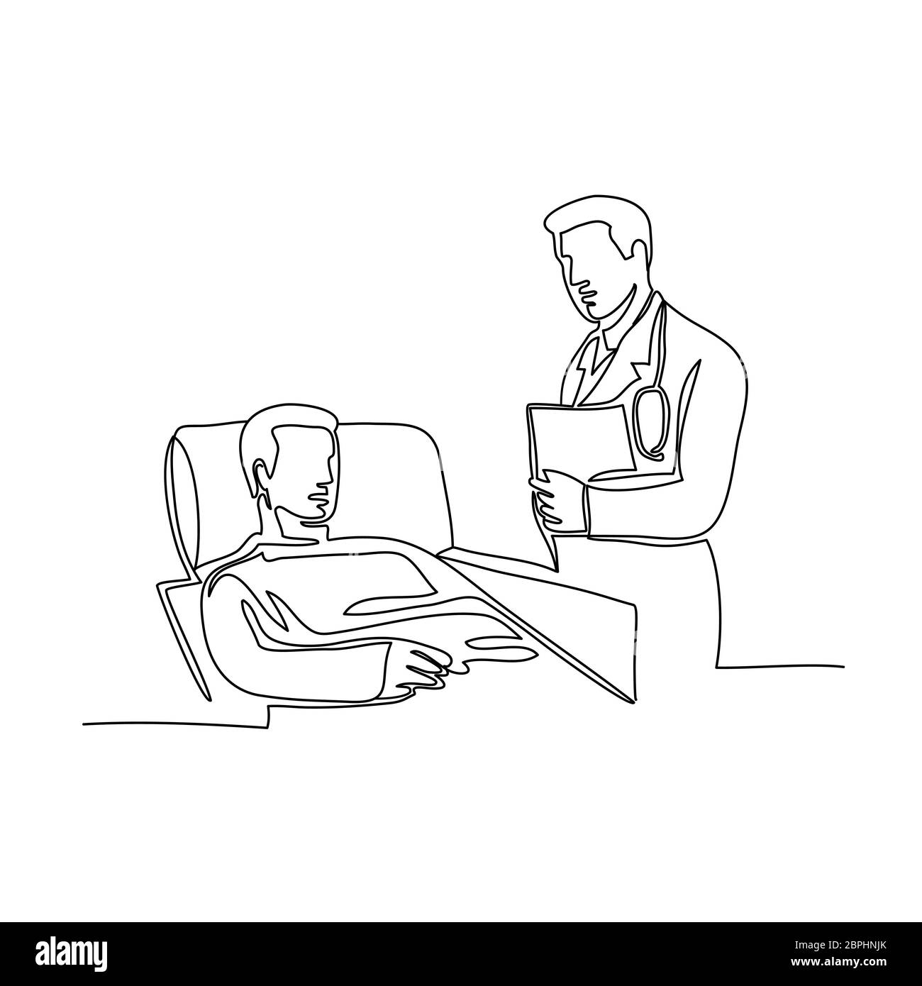 Hospital Patient Drawing