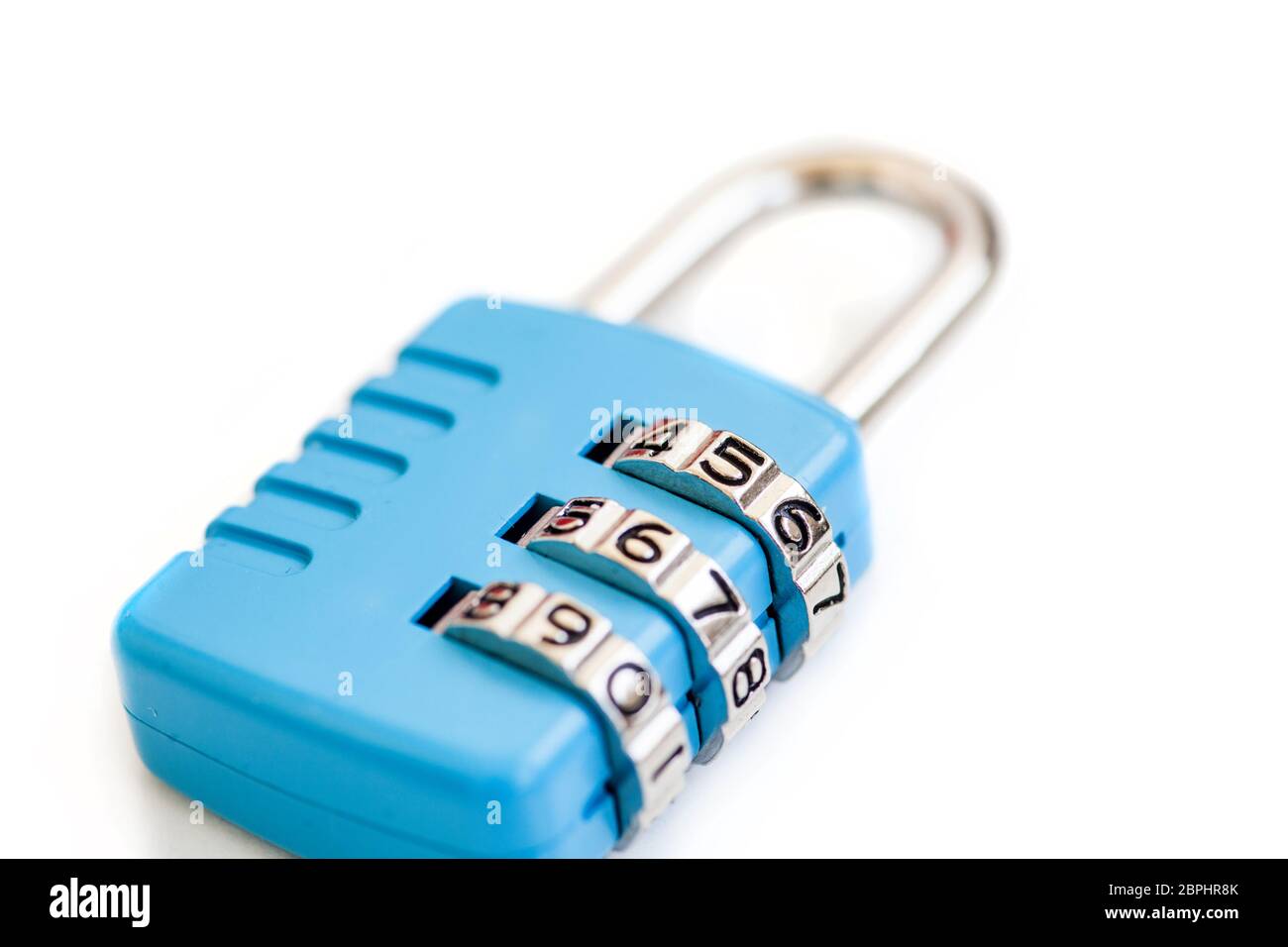 Close up shot of a padlock with numbers Stock Photo - Alamy