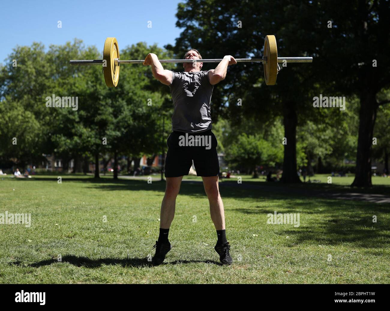 Lifts 50kgs weights hi-res stock photography and images - Alamy