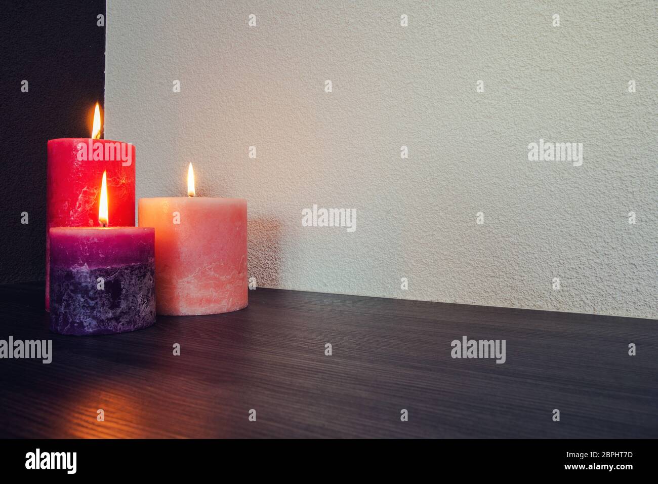 Romantic Candlelight background texture, valentine's concept with space ...